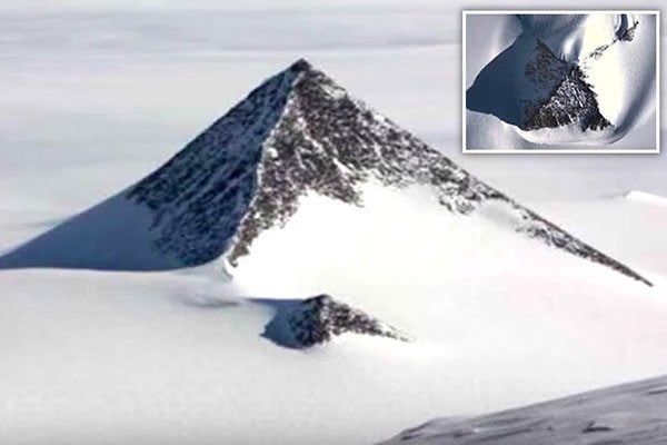 See Three Snowy Pyramids recently discovered in frozen wasteland of ...